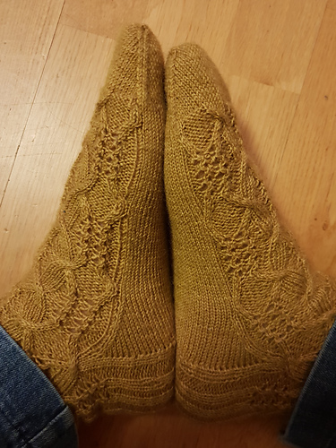 Ravelry: Halcyon Days Socks pattern by Hayley Frye
