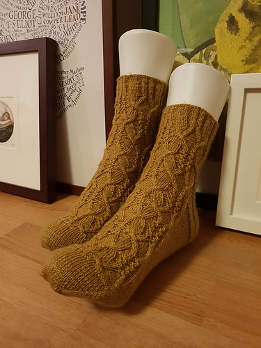 Ravelry: Halcyon Days Socks pattern by Hayley Frye