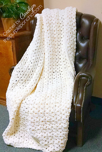 Ravelry: Simple Vintage Blanket pattern by Carolyn Calderon