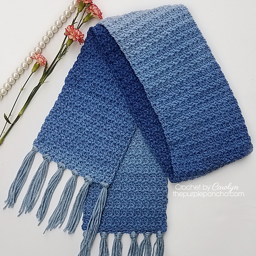 Ravelry: Moonstone Scarf pattern by Carolyn Calderon