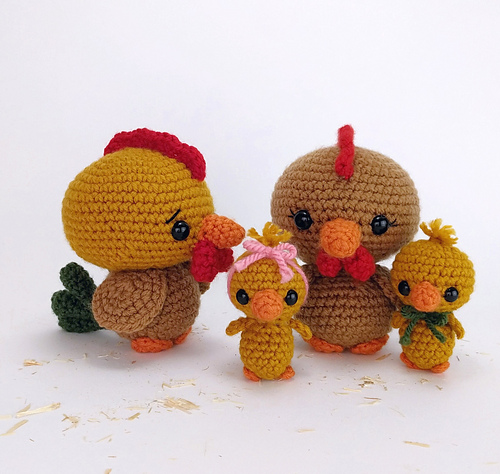 Ravelry: Crochet Chicken Family pattern by Theresa's Crochet Shop