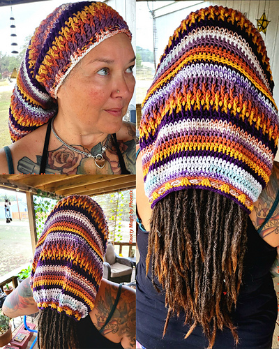 Ravelry: Alpine Forest Dreadlock Tube Hat pattern by Priscilla Mitchell