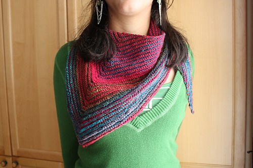 Ravelry: Simplicity Triangular shawl in Double Garter pattern by ...