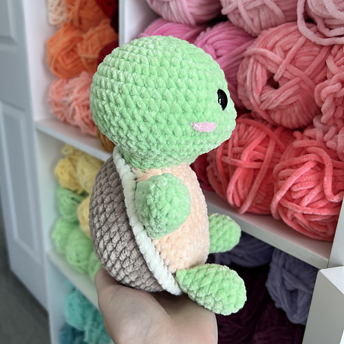 Ravelry: No-Sew Turtle Plush pattern by Allison Wonder