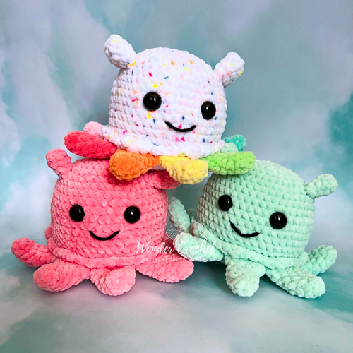 Ravelry: No-Sew Umbrella Octopus Plush pattern by Allison Wonder