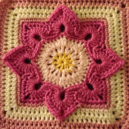 Ravelry: Eight Pointed Flower pattern by Julie Yeager