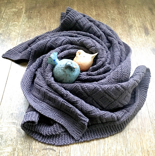 Ravelry: Nesting Baby Blanket pattern by This.Bird.Knits