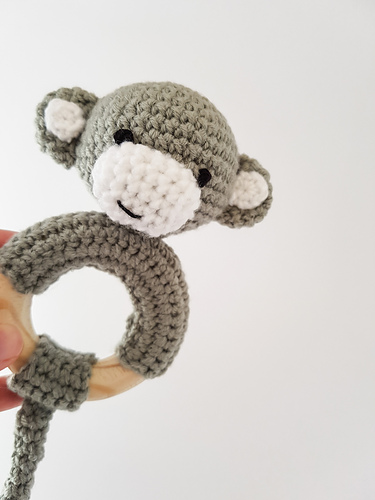 Ravelry: Cheeky monkey rattle / teether pattern by Caitie Moore ...