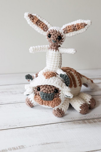 Ravelry: Momo (Last Airbender) pattern by Caitie Moore (Thoresby Cottage)