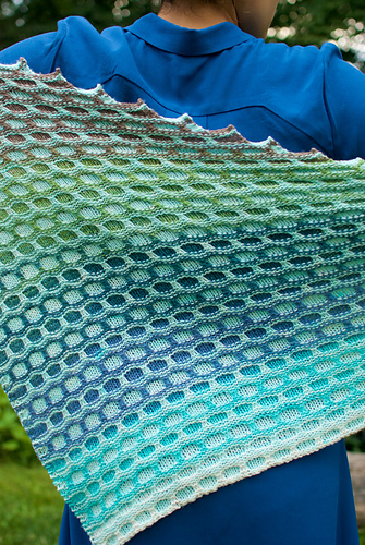 Ravelry: Frozen Lake Shawl pattern by Kirsten Kapur