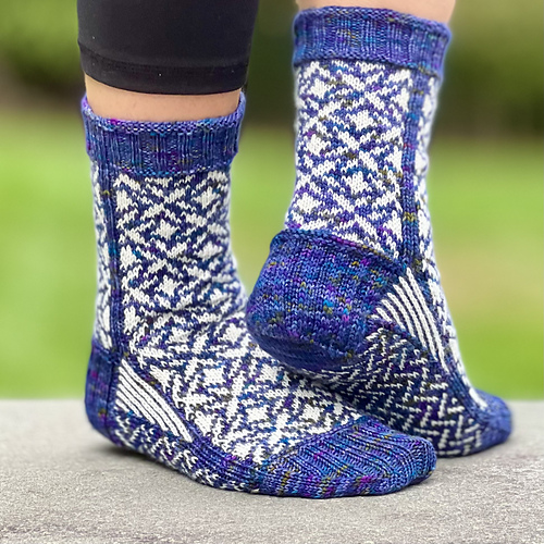 Ravelry: Micronova Socks pattern by Nicole Simmons