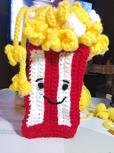 Ravelry: Popcorn Bag pattern by Jessica Woofter