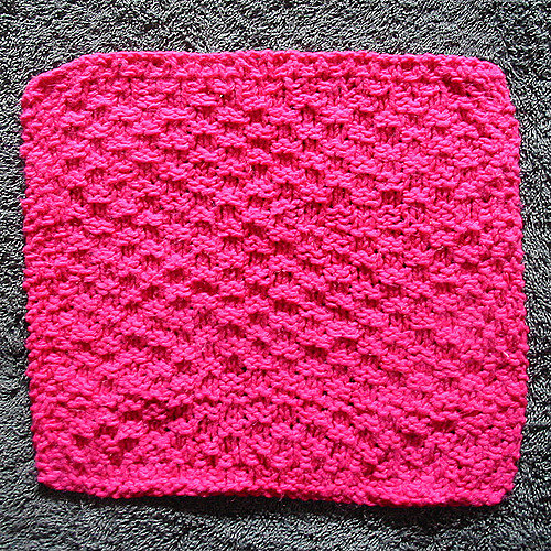 Ravelry: Double Seeded Moss Dishcloth pattern by Tibbi Scott