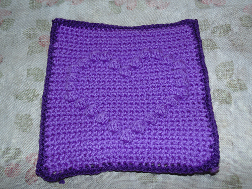 Ravelry: Thin Heart Bobble Chart pattern by Kari Philpott