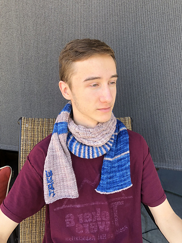 Ravelry: tiffsterr's Jake Collegiate Scarf