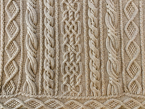 Ravelry: November Aran Afghan pattern by Melissa Hwang