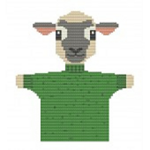 Ravelry: Sheep Glove Puppet pattern by Gary Kennedy (Intarsia)