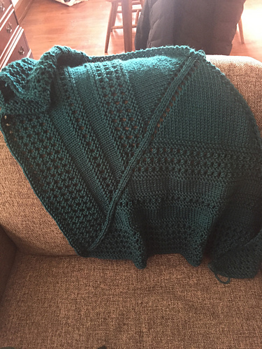 Ravelry: Textured Triangle Shawl pattern by Diane Moyer