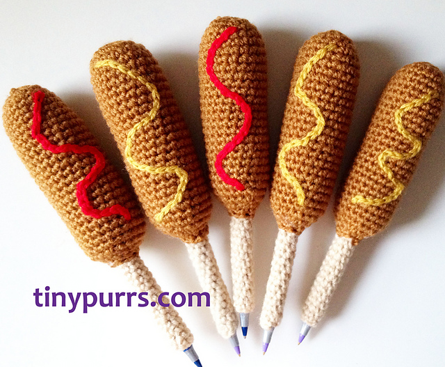 Ravelry: Corn Dog Pens pattern by Kristen Stevenson