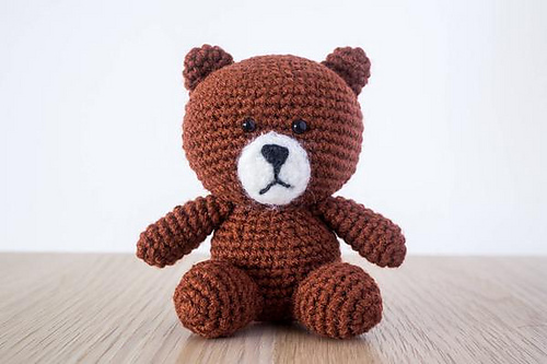 Ravelry: Mr Brown from Line Amigurumi pattern by Tiny Rabbit Hole