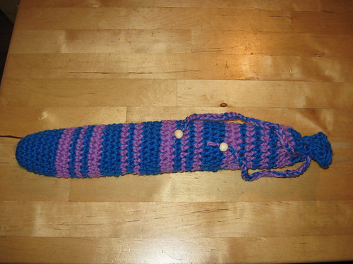 Ravelry: Soprano Recorder Case pattern by Merri Purdy - Purdy Sweet Crochet