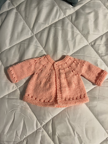 Ravelry: Carla Premature Baby Cardigan pattern by marianna mel