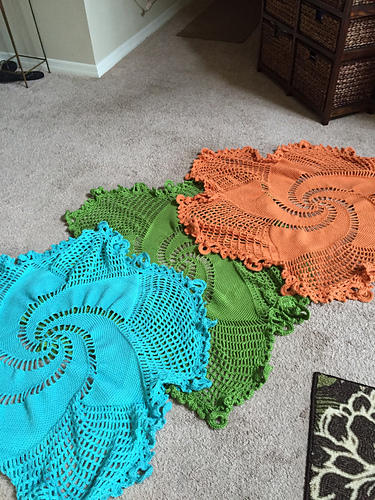 Ravelry: Blue Mandala Throw pattern by Shannon Mullett-Bowlsby