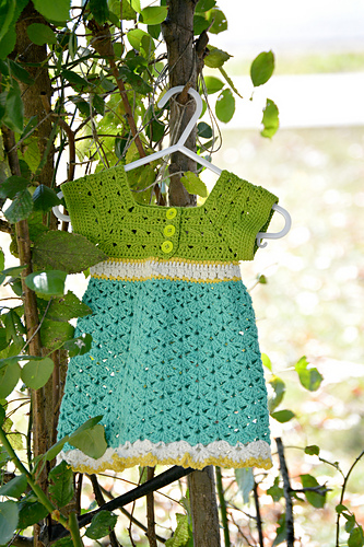 Ravelry: Little Miss Allison's Dress pattern by Theresa Knapp