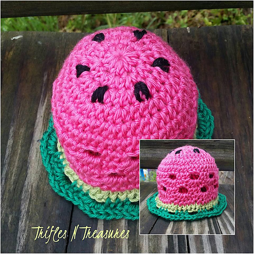 Ravelry: Watermelon Hat pattern by Tera Kulling