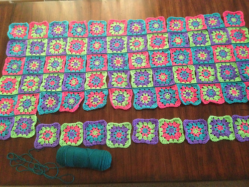 Ravelry: Spring Granny Square Blanket pattern by Parry Otter