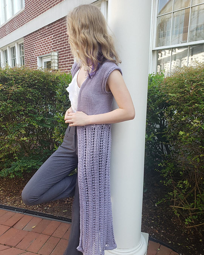 Ravelry: Silver Spring Lace Duster pattern by Amanda Lee