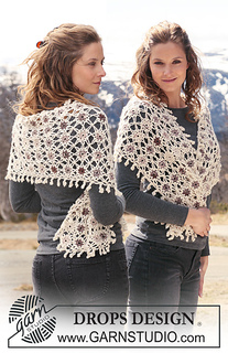Ravelry: 115-6 Shawl pattern by DROPS design