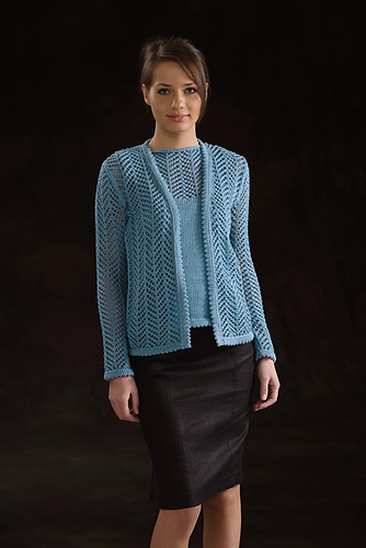 Ravelry: Arrowhead Lace Shell pattern by Ann McCauley