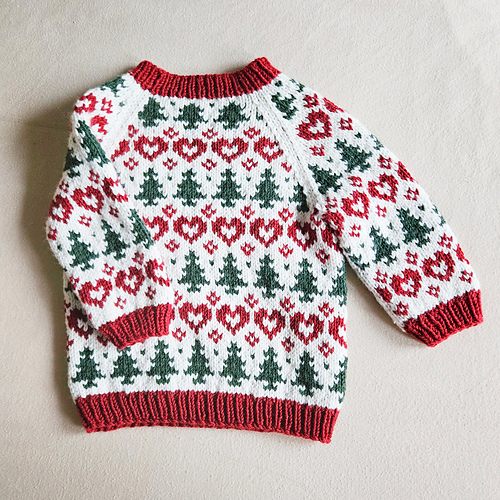 Ravelry: Juletregenser / Christmas Tree Sweater pattern by Tonje Haugli