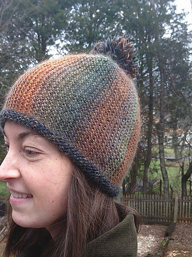 Ravelry: F535 Gina Short Row Hat pattern by Plymouth Yarn Design Studio