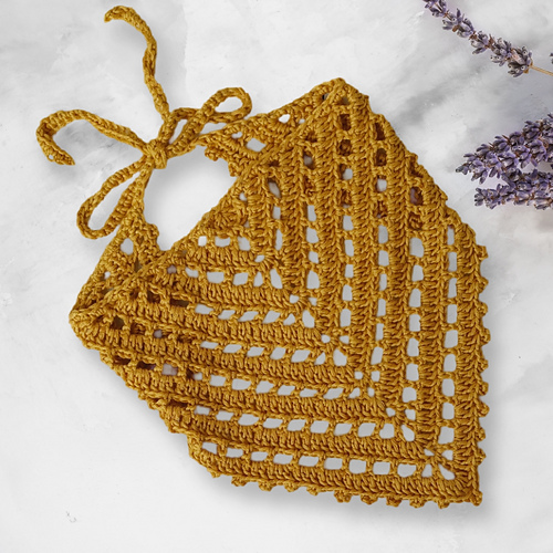 Ravelry: Eyelet Bandana pattern by Rebecca A Lang