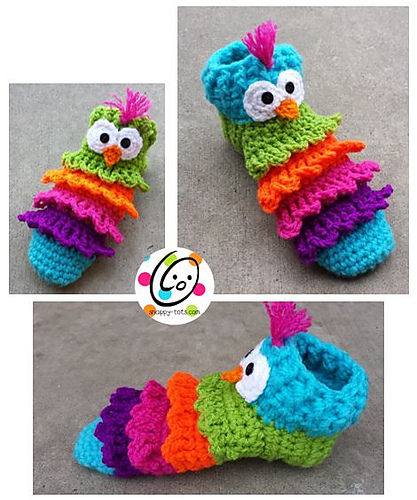 Ravelry: Snappy Slippers pattern by Heidi Yates