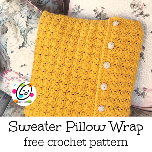 Ravelry: Sweater Pillow Wrap pattern by Heidi Yates