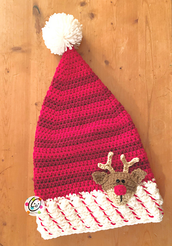 Ravelry: Santa's Stocking Cap pattern by Heidi Yates