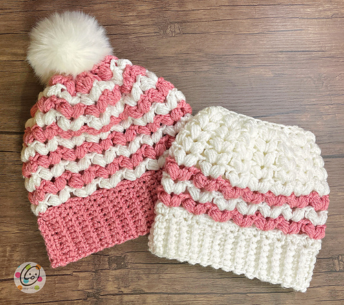 Ravelry: Puffy Heart Beanie pattern by Heidi Yates