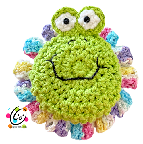 Ravelry: Froggy Flower Scrubbers pattern by Heidi Yates
