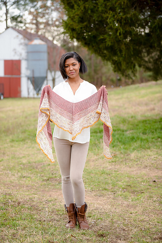 Ravelry: Bevy Shawl pattern by Kate Oates