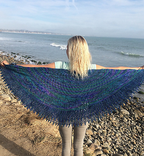 Ravelry: Bat Cave Mountain Pi Shawl pattern by Sheryl Thies