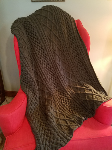 Ravelry: “Caoimhe” Celtic throw pattern by Lee Colleran