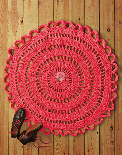 Ravelry: Chunky doily rug pattern by Kath Webber