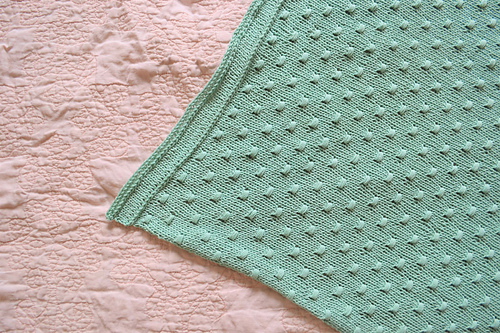 Ravelry: Cute as a Button Baby Blanket pattern by While They Dream