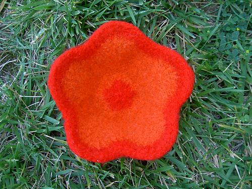Ravelry: Felted Flower Bowl pattern by Meg Myers