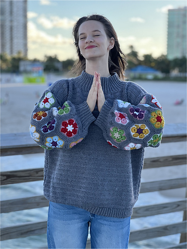 Ravelry: African Flower Sweater pattern by Tania Skalozub