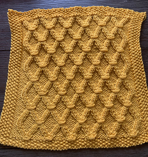 Ravelry: Aran Sampler Blanket, Square 4 pattern by Susan Springett