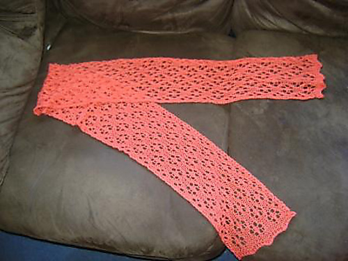 Ravelry: Poppy Lace Scarf pattern by Susan Springett
